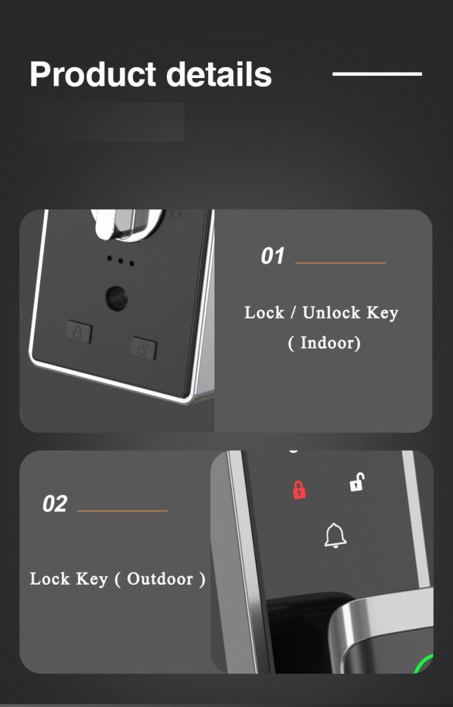 Khóa cửa Camera TTLock 3S01 - Khóa cửa TTLock Việt Nam